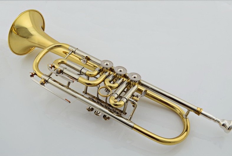 The O'Malley C Rotary Trumpet from O'Malley Musical Instruments